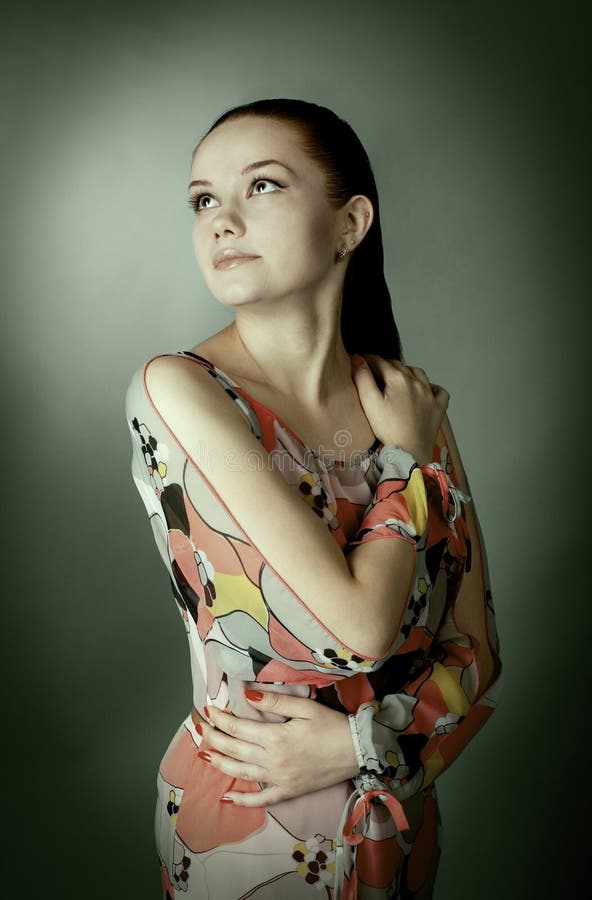 Young Woman Studio Portrait Stock Photo - Image of portrait, face: 29061746