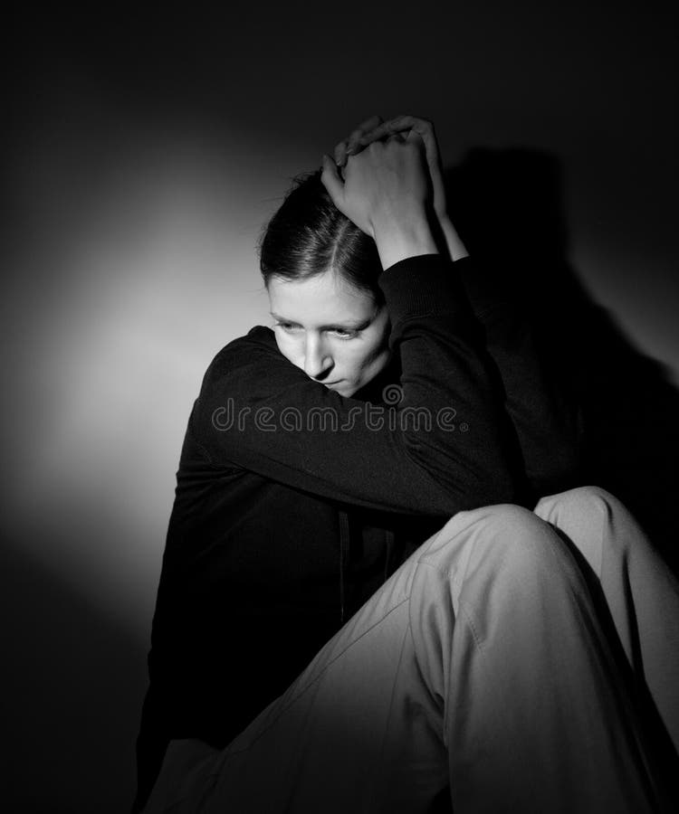 Young woman suffering stock photo. Image of human, face - 13431114