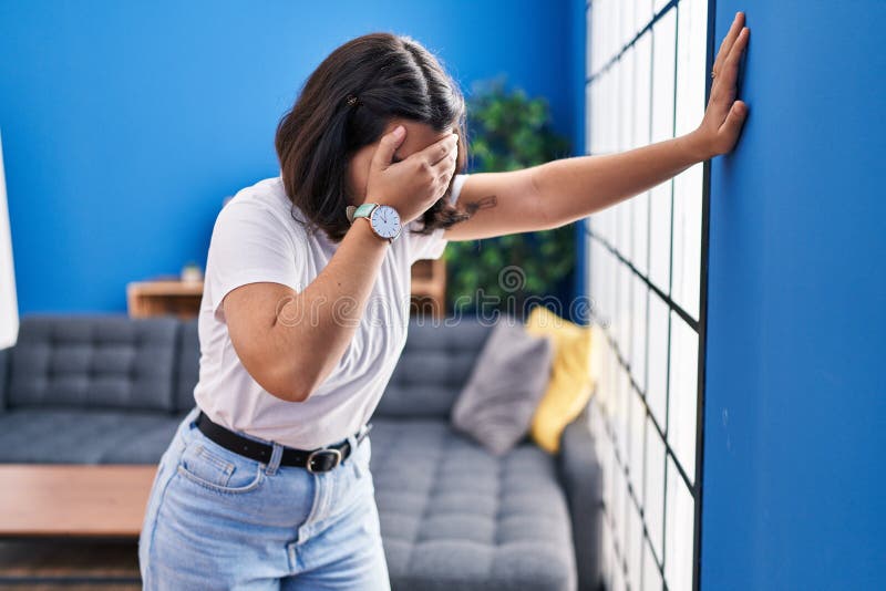 Young Woman Suffering for Dizzy at Home Stock Photo - Image of dizzy ...
