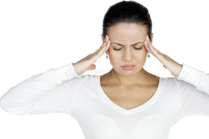 Young Woman Suffering of the Pain Stock Photo - Image of nose, cotton ...