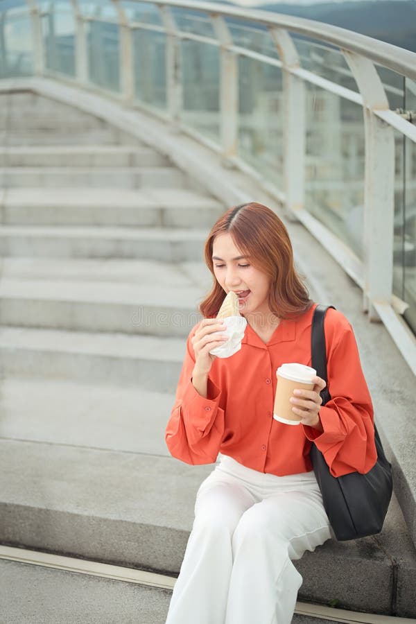 582 Drinking Coffee Bite Stock Photos - Free & Royalty-Free Stock ...