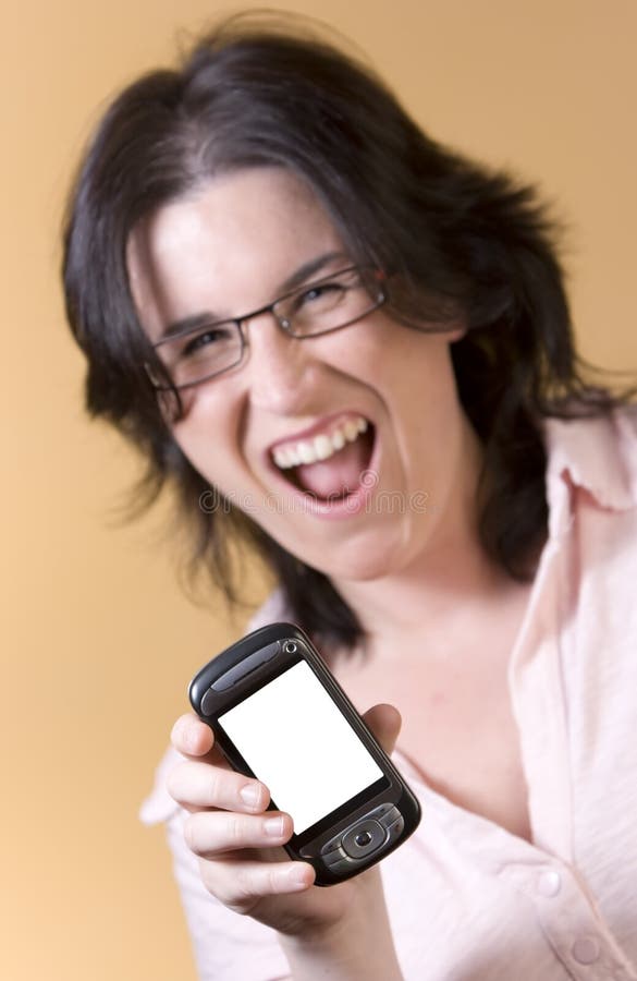 Young woman technology stock photo. Image of pretty, girl - 6221416