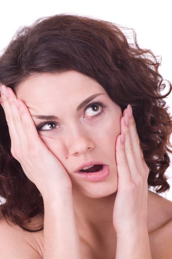 Young woman with toothache stock photo. Image of adult - 23419444