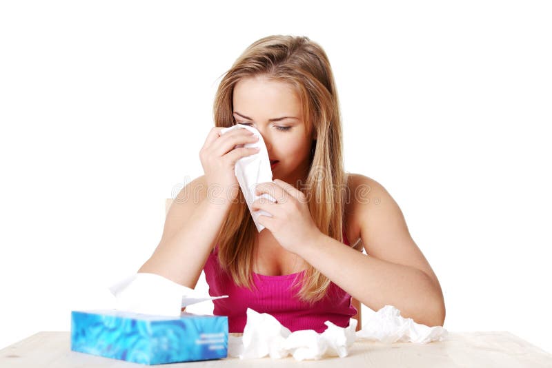 Sick Woman stock image. Image of teenager, white, young - 2226847