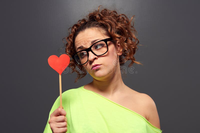 Young Woman Waiting for Love Stock Image - Image of adult, pretty: 29015599