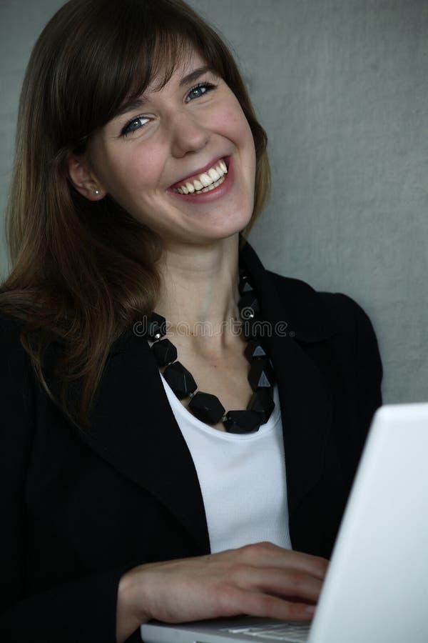 Young woman work stock photo. Image of young, chain, concentrated - 9340912