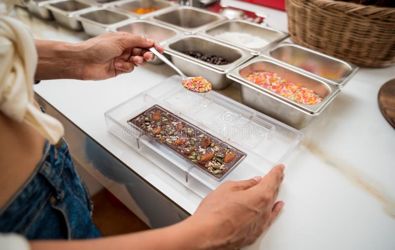 Young Woman in the Workshop during a Lesson on Making Handmade ...
