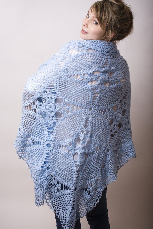 Young woman with wrap stock photo. Image of copy, color - 36585424