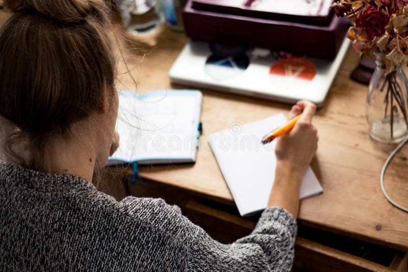 Handwriting stock image. Image of pencil, office, learning - 105134803