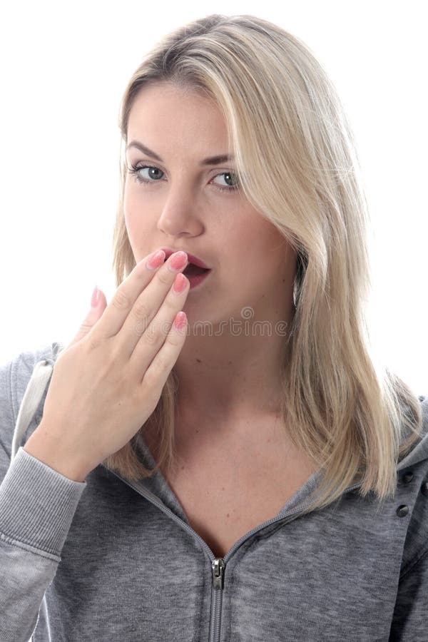 Young Woman Yawning stock image. Image of young, white - 32188839