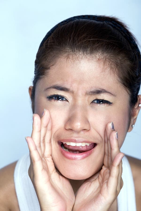 Young women - expression stock image. Image of cute, expression - 7464429