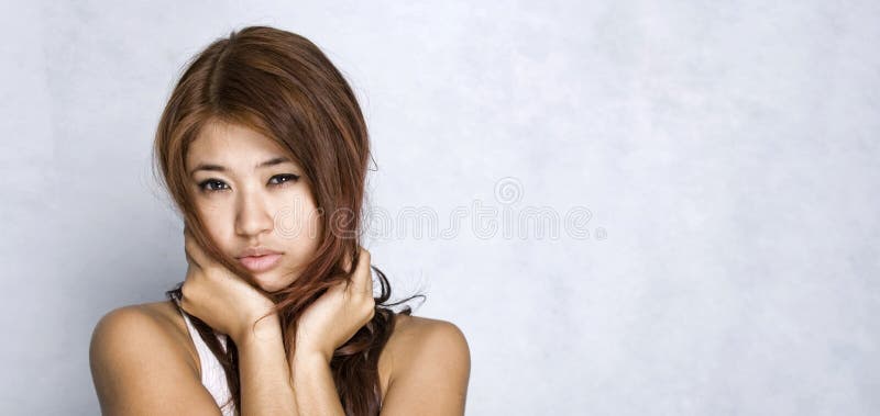 Young women - expression stock image. Image of asian, portrait - 7464967