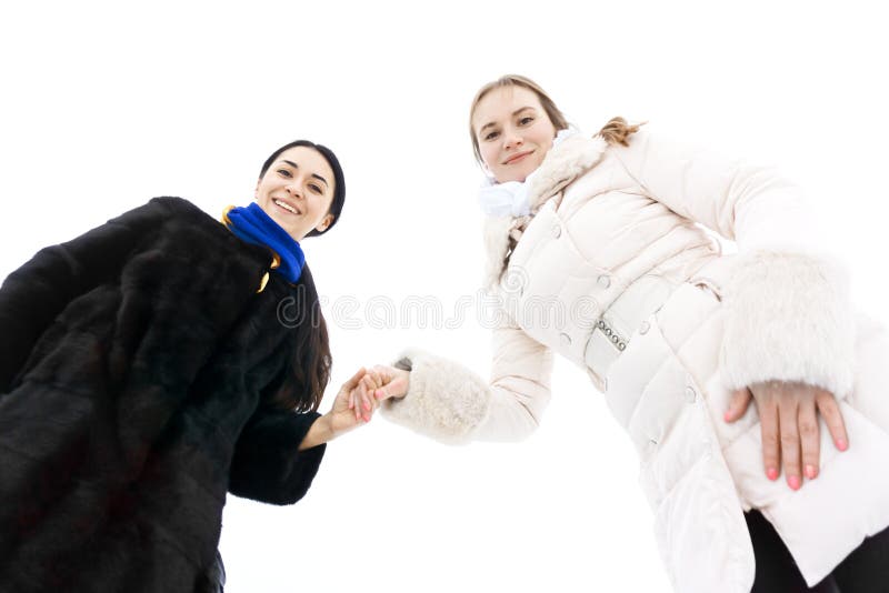 Brunette Suppressing Laughter Stock Photo - Image of laughter, young ...