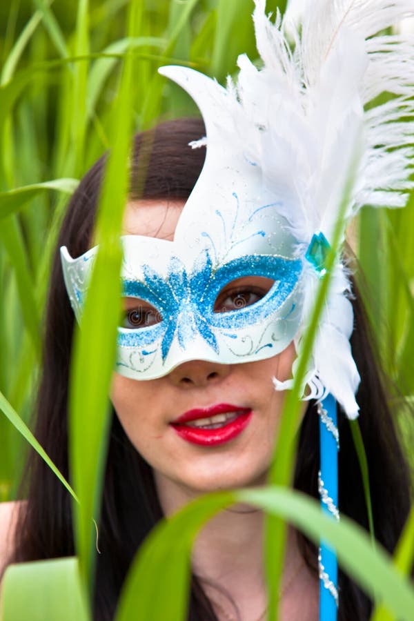 Gothic Fetish Girl Wearing Face Mask As Protest Editorial Stock Photo ...