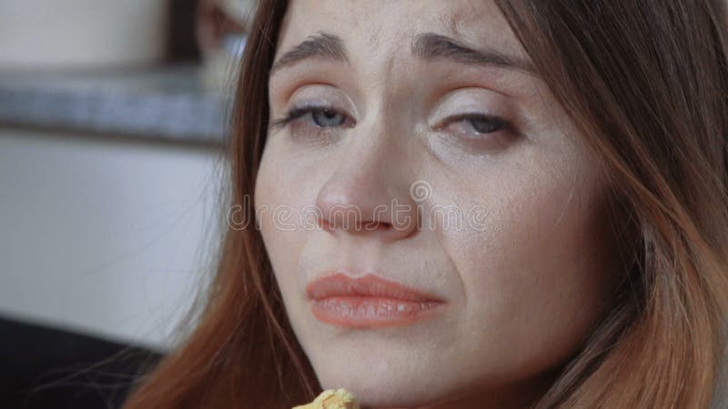 Young Women with a Nervous Breakdown, Crying. Stock Footage - Video of ...