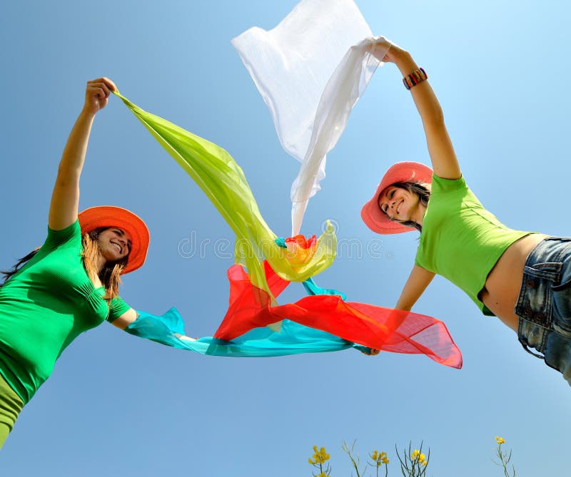 Young Women Outdoor in Summer Stock Photo - Image of smart, beauty ...