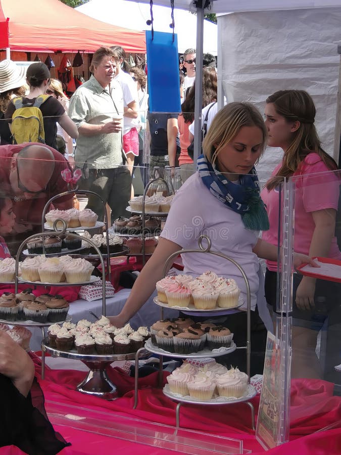 Young Women Sell Cupcakes Stock Photos - Free & Royalty-Free Stock ...