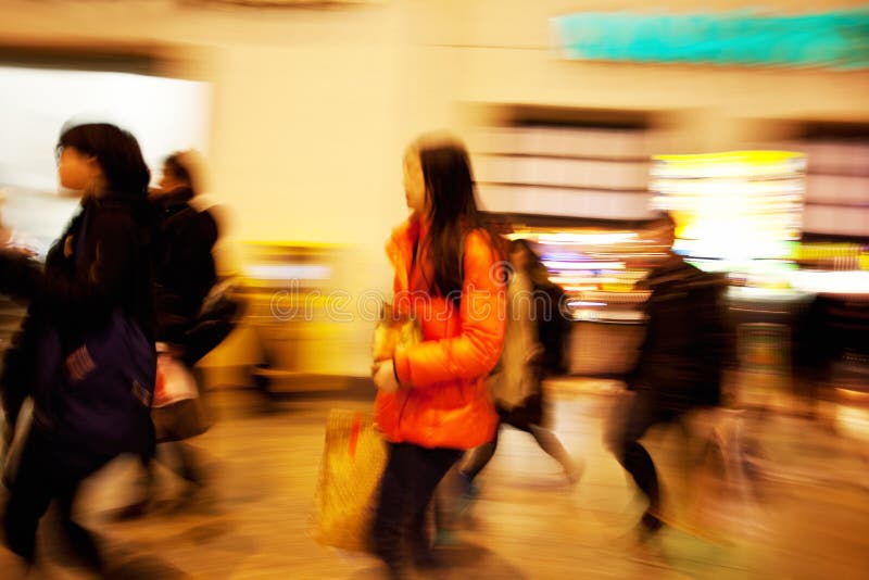 Young Women Walking Past Display Windows Stock Photos - Free & Royalty ...