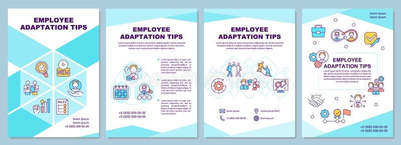 Young Workers Labor Rights Brochure Template Stock Vector ...