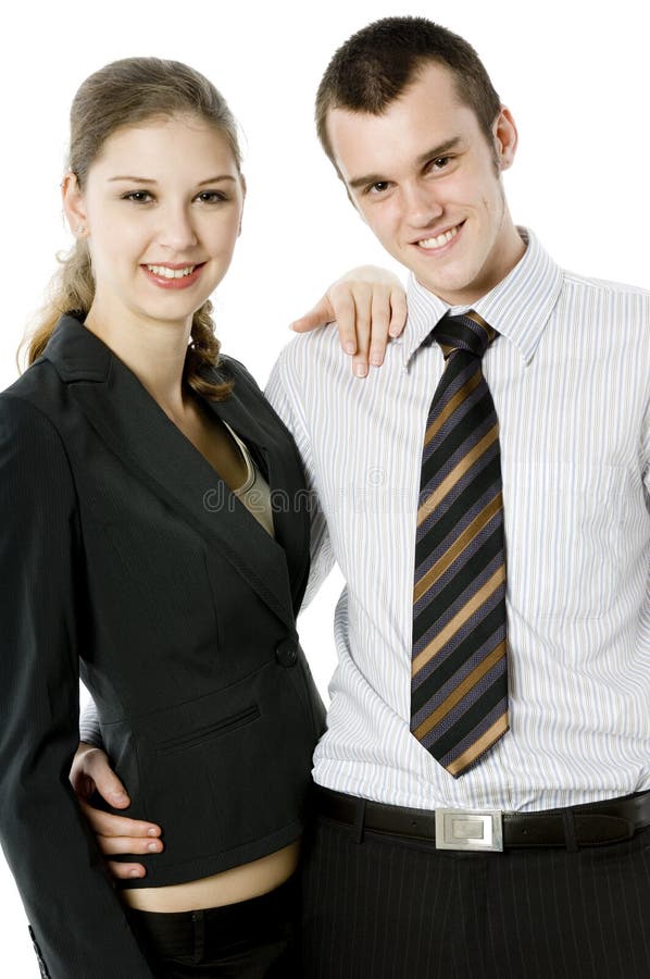 Young Working Couple stock image. Image of together, shirt - 2311723