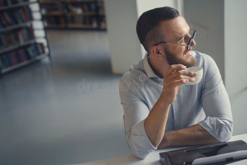 Happy writer stock image. Image of fashion, adult, 70ties - 30650505
