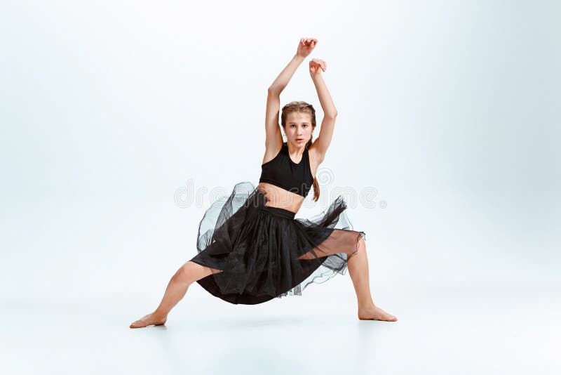 Young girl break dancing stock photo. Image of performer - 92249576