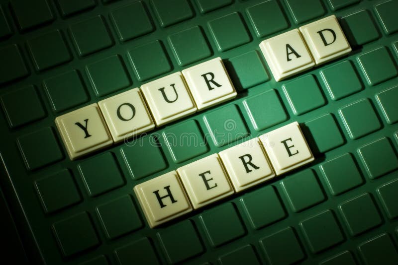 Your Ad Here stock image. Image of billboard, white, bannerspace - 2899799