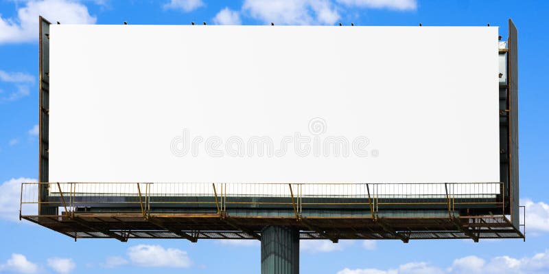 Your ad here stock image. Image of board, canvas, advertising - 5846633