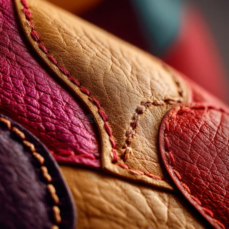 289 Leather Patchwork Stitch Texture Stock Photos - Free & Royalty-Free ...