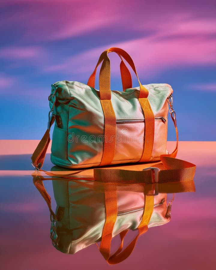 Your it Bag in Futuristic Neon Setting Representing Personal Style and Functionality Stock Image ...