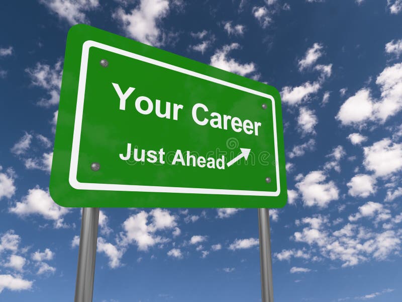 Your Career stock illustration. Illustration of concept - 12520061