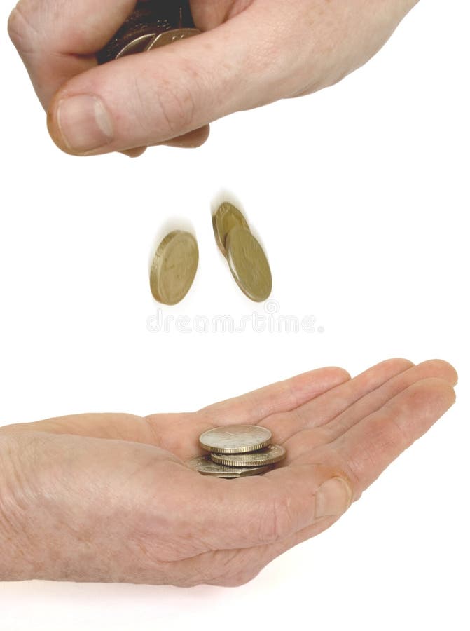 Your change stock image. Image of currency, hands, cash - 102943