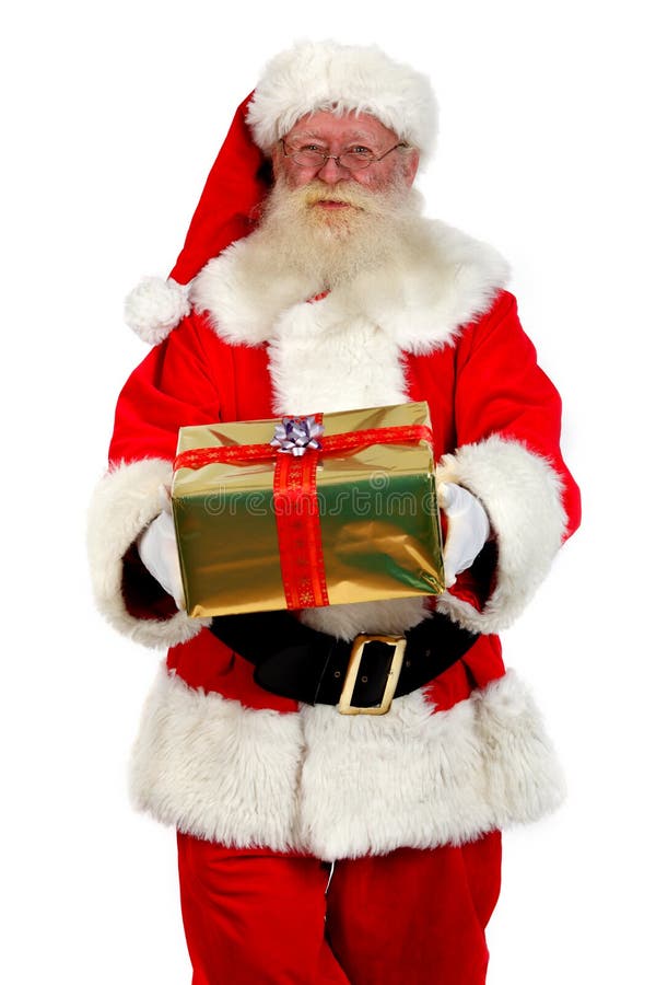 Santa tiptoe stock image. Image of beard, nicholas, sneaky - 12238679