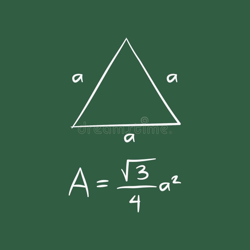 Equilateral Triangle, Pythagorean Theorem Icon Stock Vector ...