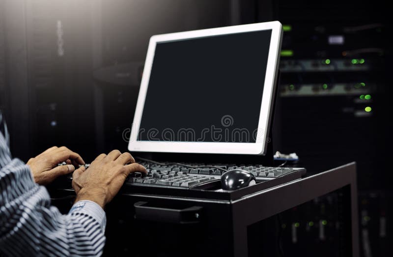 Your Computer Network, in Expert Hands. an Unrecognizable it Technician ...