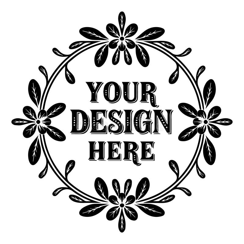 Your Design Here Awesome Typography T-shirt Design Stock Vector ...