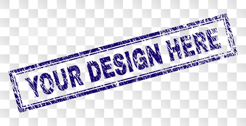 Your Design Here Print Stamp Stock Illustrations – 66 Your Design Here ...
