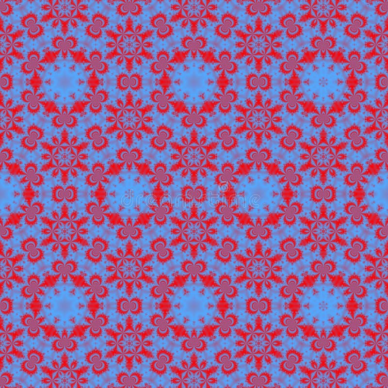 In Your Face Pattern Blue and Bright Red Stock Illustration ...