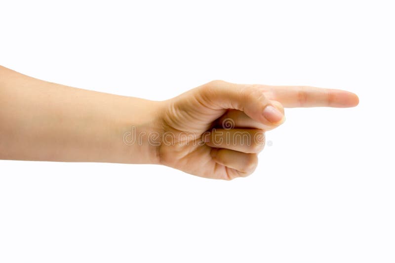 Your Finger Shows Us the Way Stock Photo - Image of caucasian, fist ...