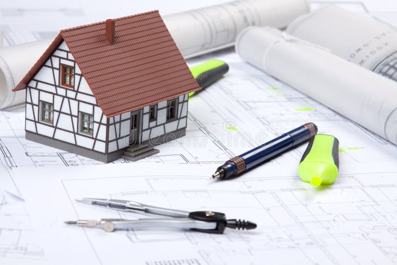 Home Plans stock photo. Image of plans, design, contractor - 238558