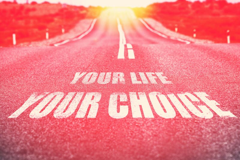 Life choice sign post stock photo. Image of life, outcome - 26283632