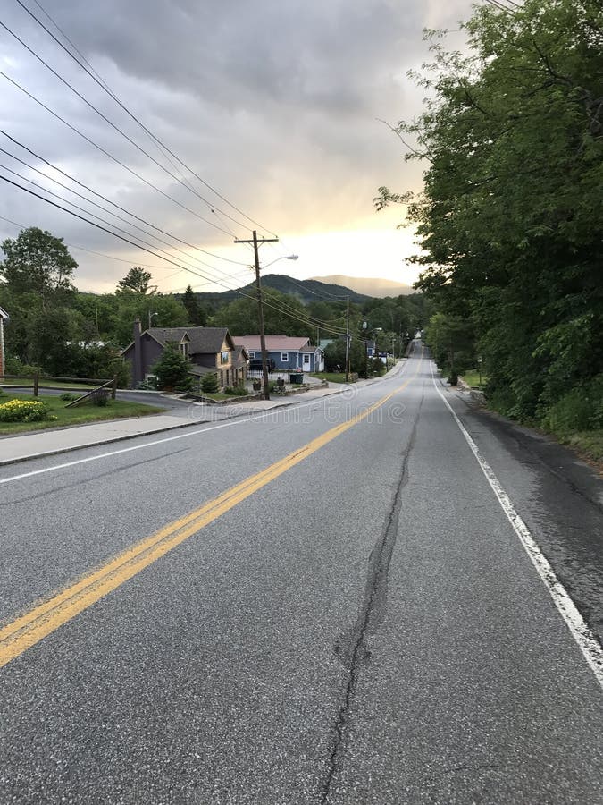 Way home stock image. Image of road, freedom, grey, clouds - 187036949