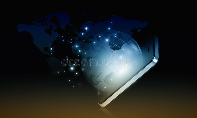 Your mobile connection stock illustration. Illustration of telephone ...