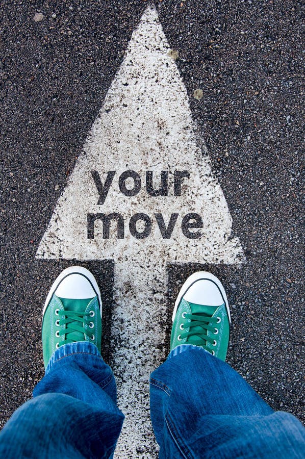 Your move sign stock photo. Image of party, guidance - 44362638