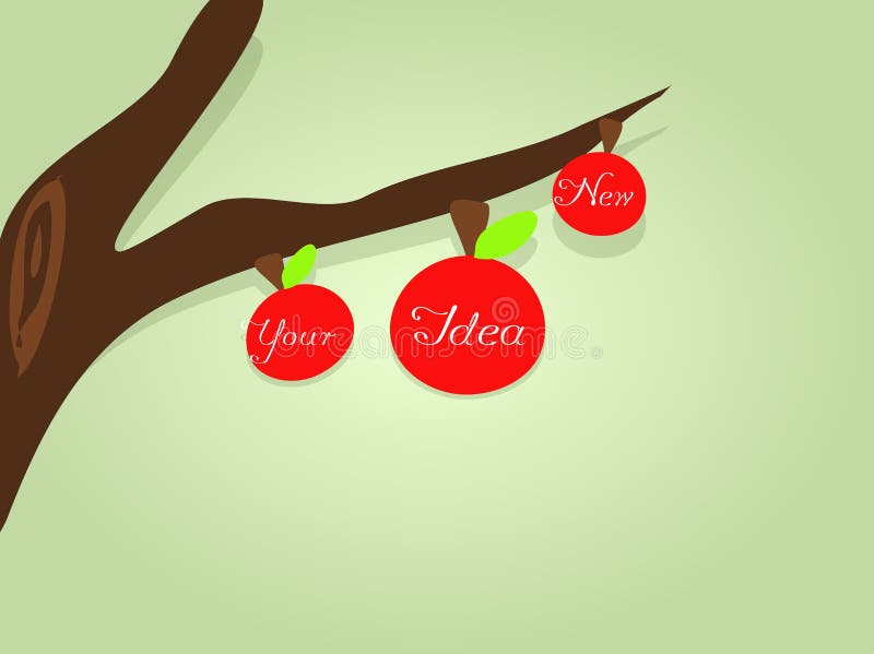 Your New Idea stock illustration. Illustration of green - 42758471