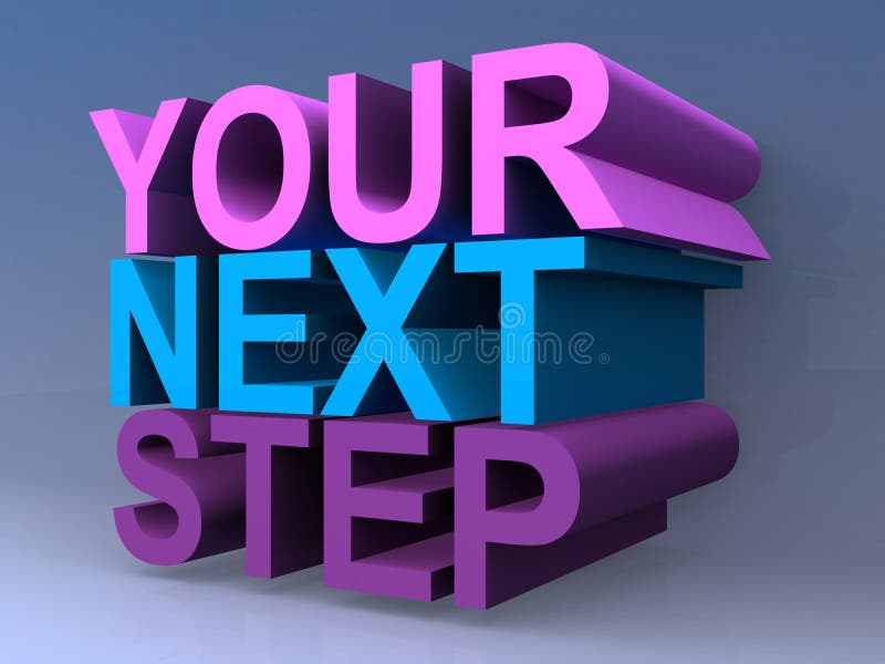 Next Step Banner. Next Step Speech Bubble. Stock Vector - Illustration ...