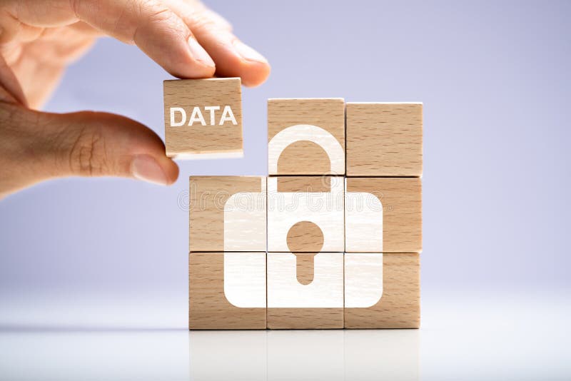 Your Online Privacy and Data Protection Stock Image - Image of online ...