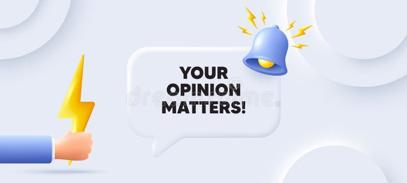 Your Opinion Matters Symbol. Survey or Feedback Sign. Simplify Complex ...