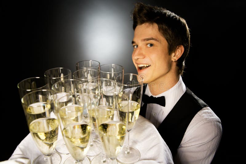 Your order, please! stock image. Image of employment - 13063397