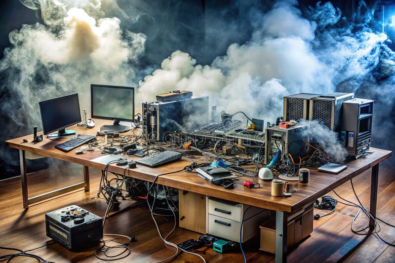 Is Your Overcrowded Computer Desk a Fire Hazard Expert Advice on ...